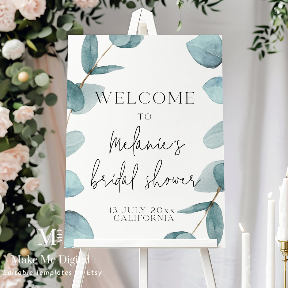 Eucalyptus Foliage – Make Me Digital: printable event invitations ...