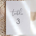 Elegant Table Number – Make Me Digital: printable event invitations ...