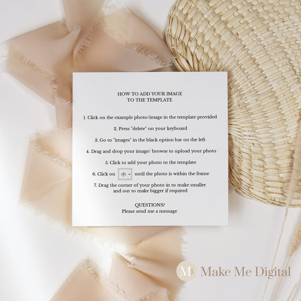 Modern Calligraphy New Baby Announcement – Make Me Digital: printable ...