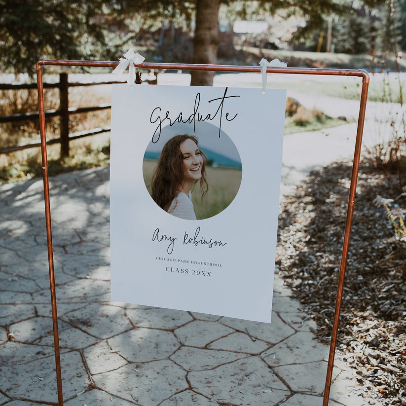 Modern Calligraphy Graduation Signature Board – Make Me Digital ...