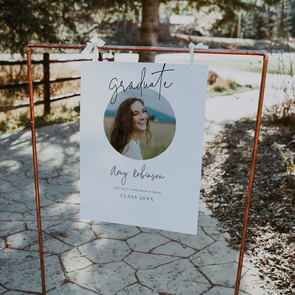 Modern Calligraphy Graduation Signature Board – Make Me Digital ...