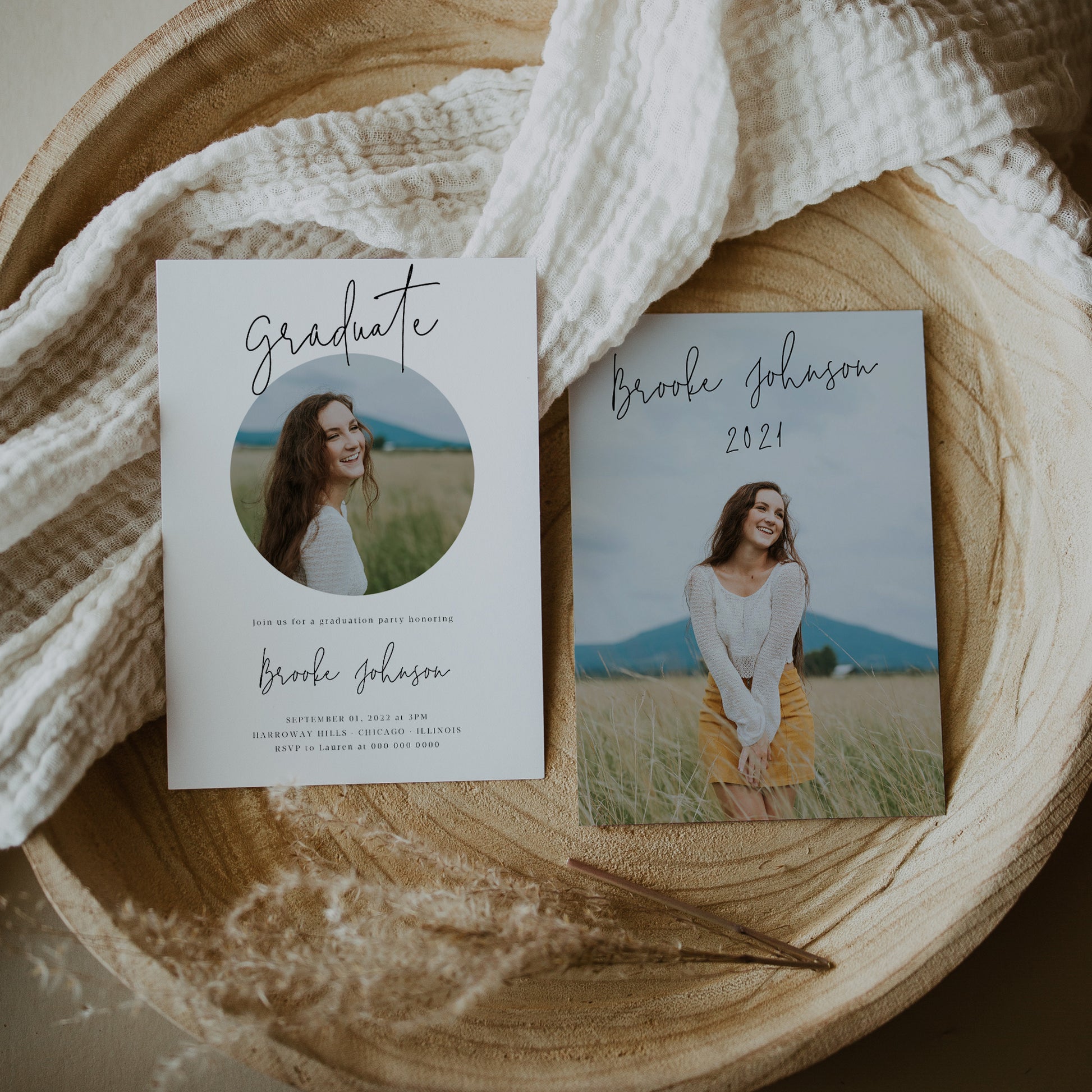 2022 Graduation Party Invitations