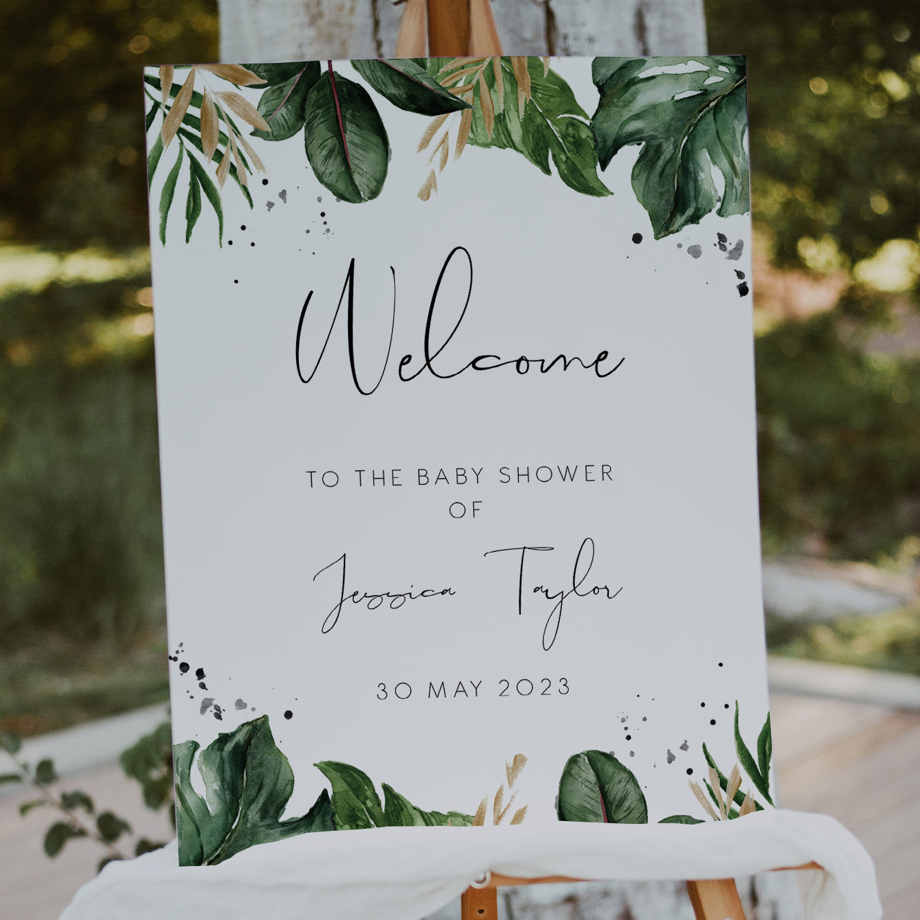 Baby Shower Signage – Make Me Digital: printable event invitations ...